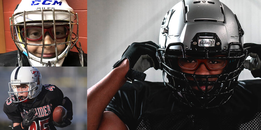 Best Prescription Football Glasses & Football Goggles | Sports Safety ...